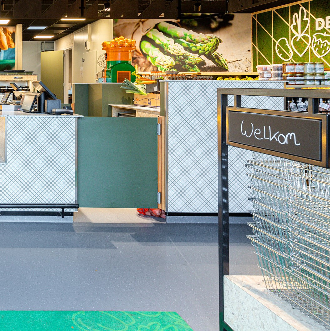 Winkelmand | Metaal - Zilver | 2 Handgrepen – PEACK